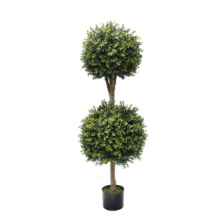 Artificial Double Buxus Ball Topiary Tree 150cm UV Stabilised