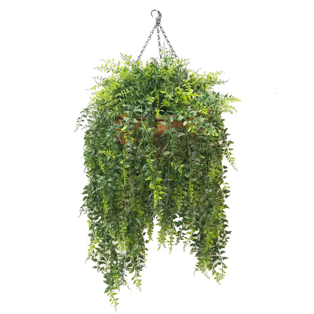 Triple Bakers Fern 70cm Hanging Basket UV Stabilised | Greenery Imports NZ
